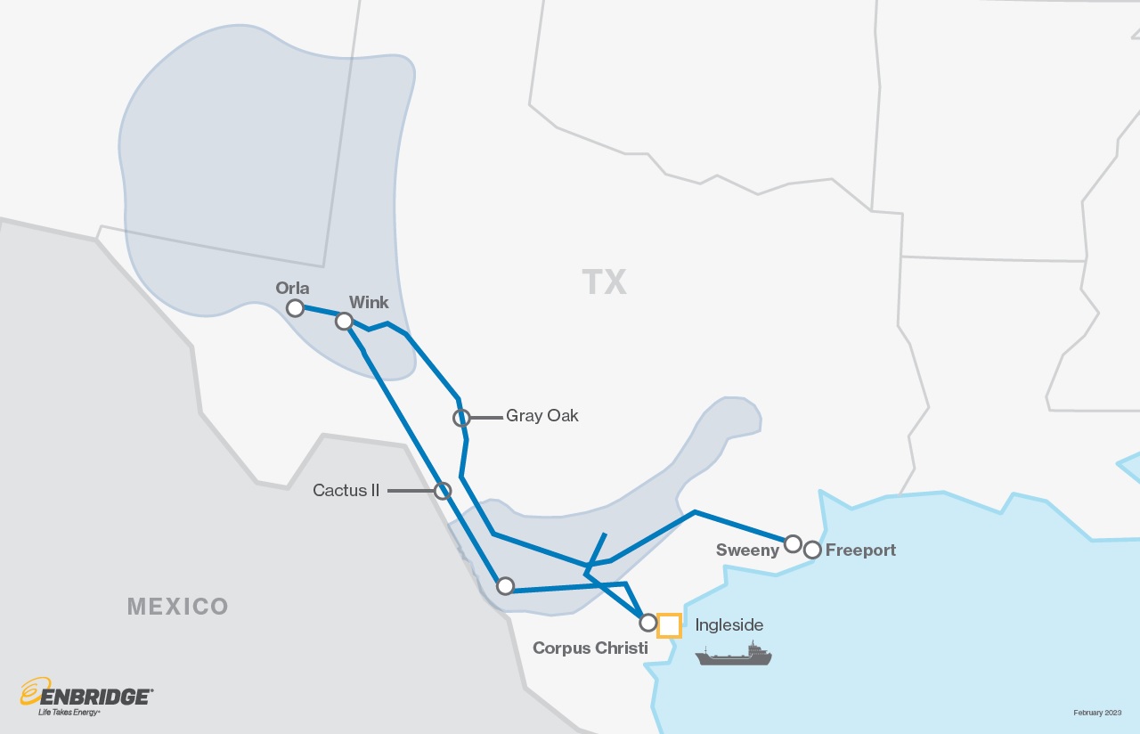 Enbridge Pipeline Map