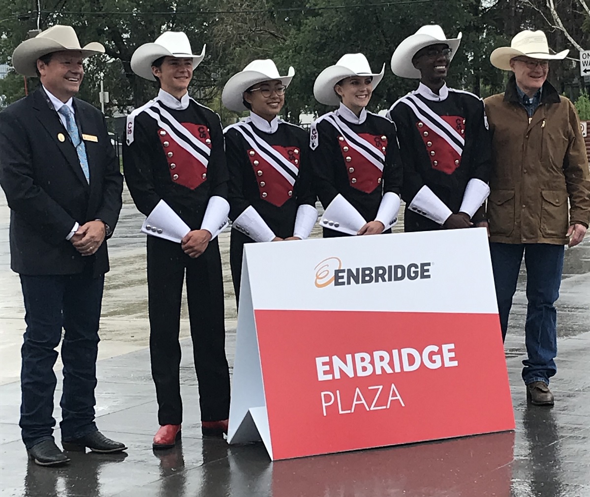 Calgary Stampede and Enbridge celebrate the grand opening of the ...